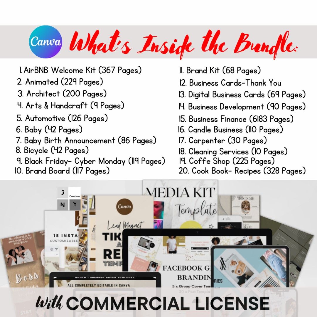 15000 Canva Templates Bundle Everything Else Others On Carousell