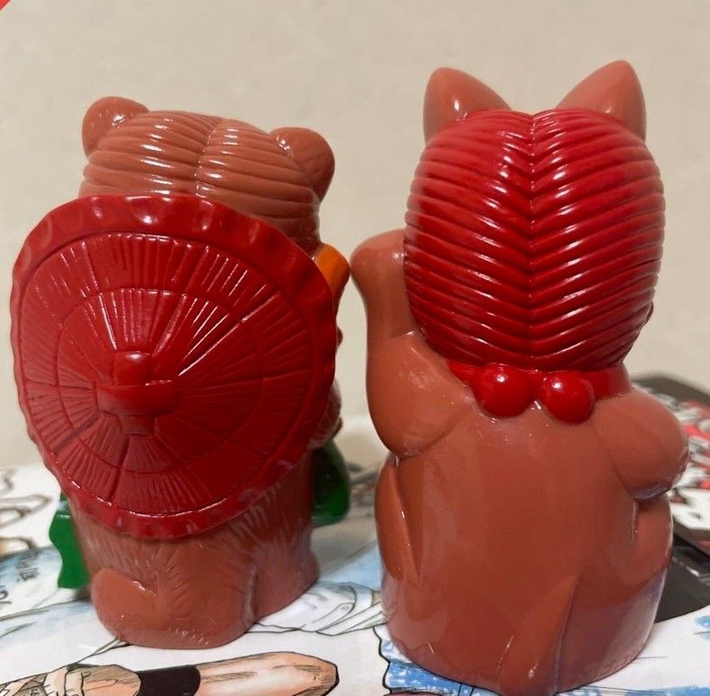 氣合田 Goccodo ゴッコ堂 気合田くん 茶飲店 限定 (搪膠 大膠 中膠 膠品 sofubi sofvi Vinyl, 興趣及遊戲, 玩具 & 遊戲類 - Carousell