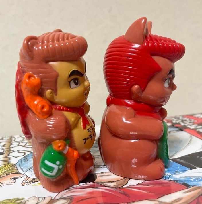 氣合田 Goccodo ゴッコ堂 気合田くん 茶飲店 限定 (搪膠 大膠 中膠 膠品 sofubi sofvi Vinyl, 興趣及遊戲, 玩具 & 遊戲類 - Carousell