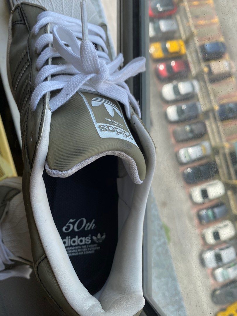 Adidas 50th Anniversary Silver, Men's Fashion, Footwear, Casual shoes ...