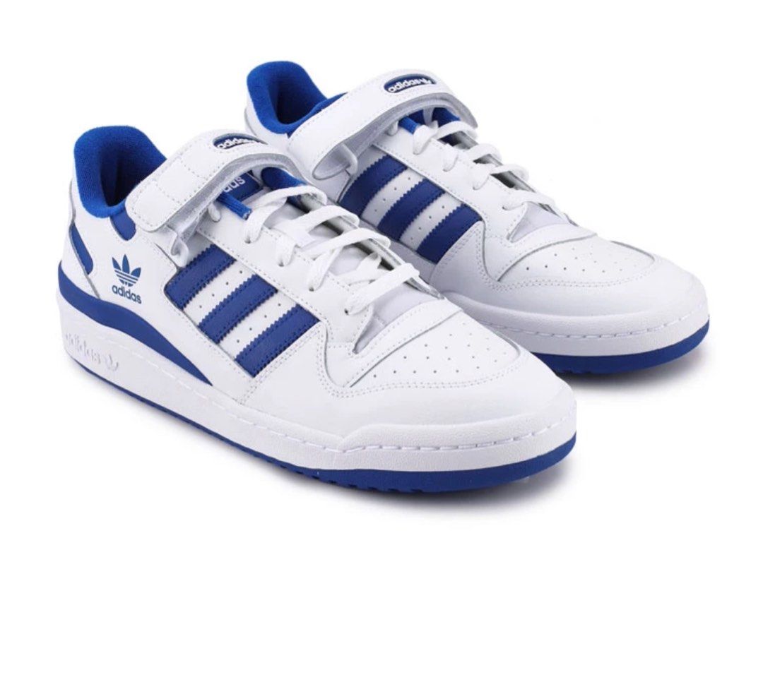 Adidas forum low (blue), Men's Fashion, Footwear, Sneakers on Carousell