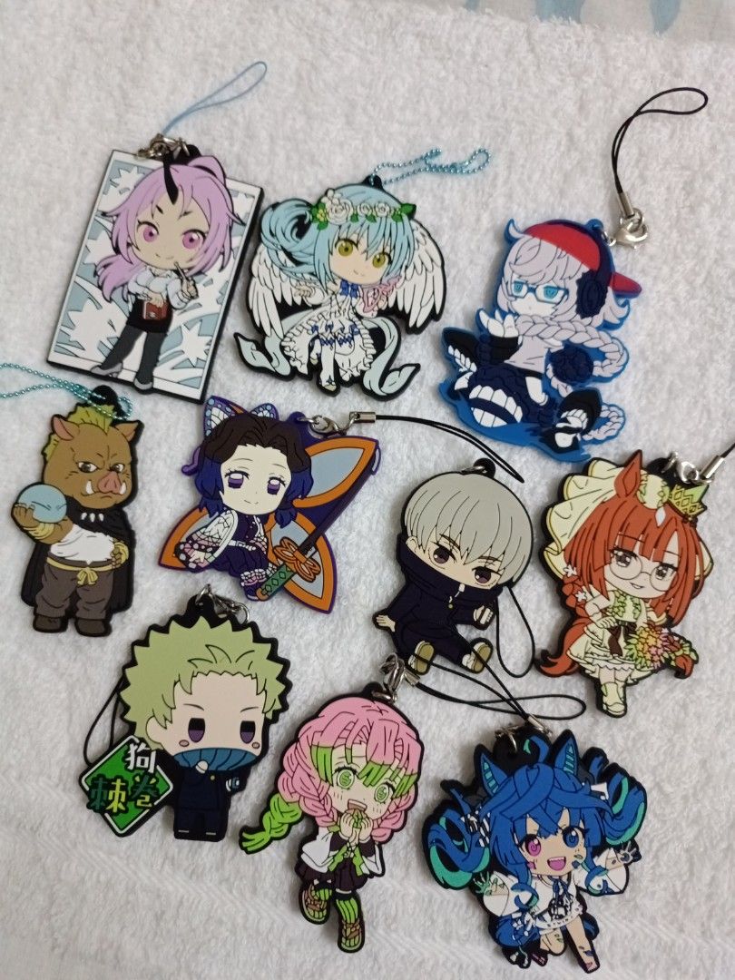 Anime rubber keychain (big) IV, Hobbies & Toys, Collectibles ...