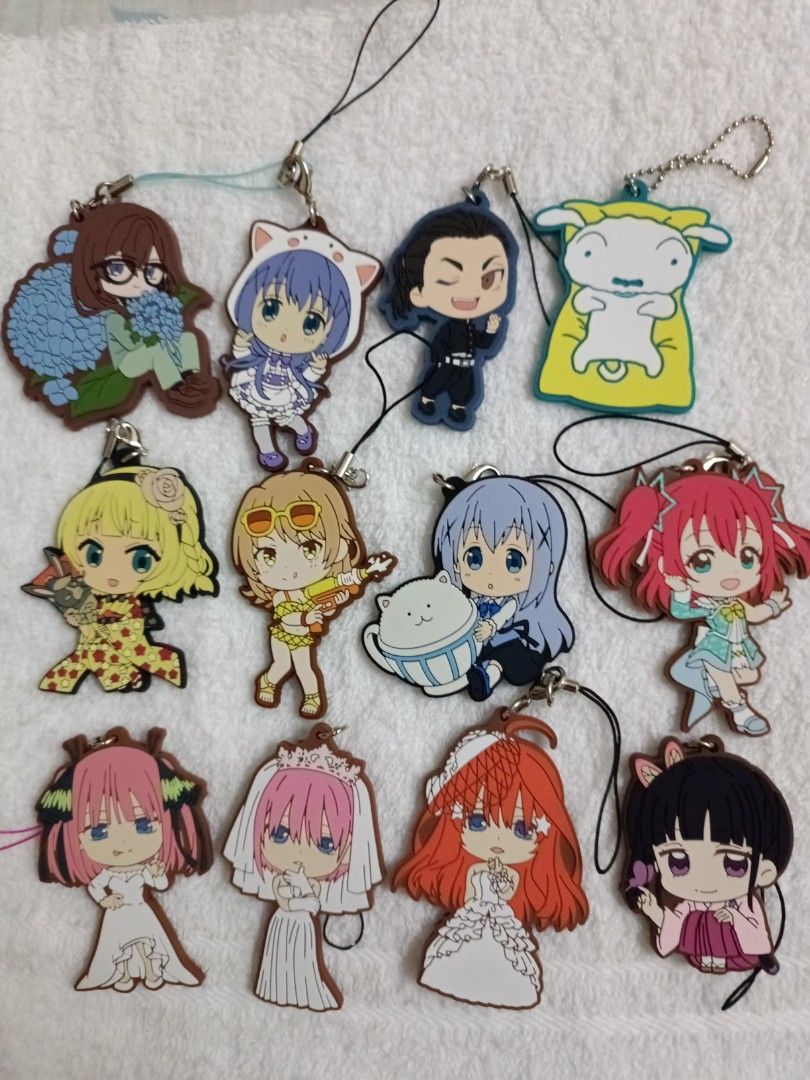 Anime rubber keychain (big) IV, Hobbies & Toys, Collectibles ...