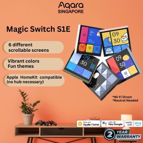 Aqara Magic Switch S1E smart Touch Control 4inch Full LED Timer ...