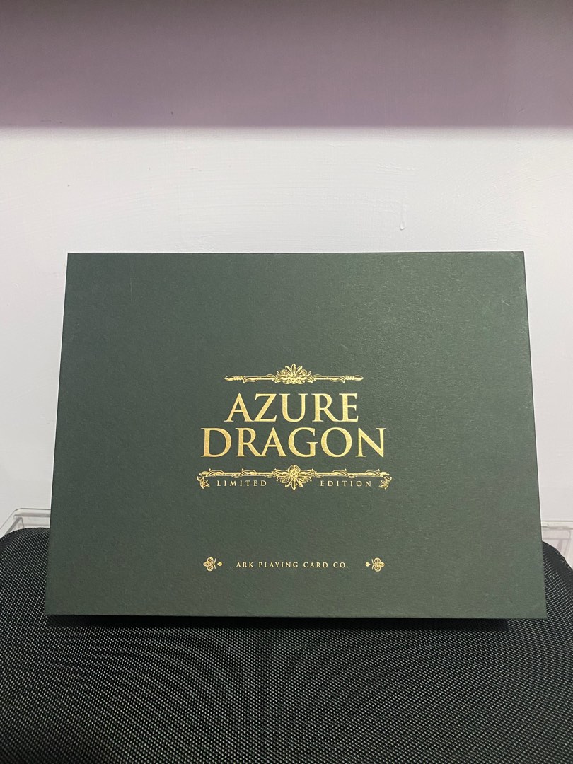 Ark Playing Card Azure Dragon Black Gold Box Set (啤牌收藏), 其他, 其他 - Carousell