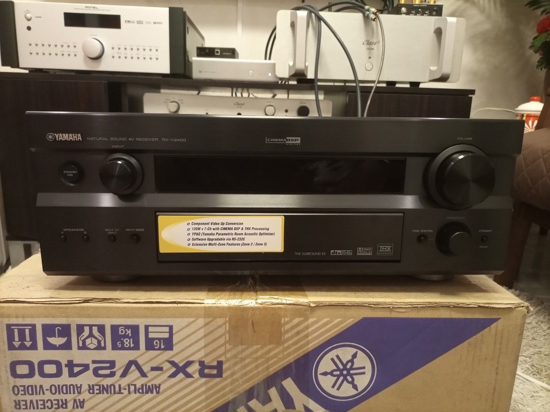 AVR Yamaha rx v2400, TV & Home Appliances, TV & Entertainment ...