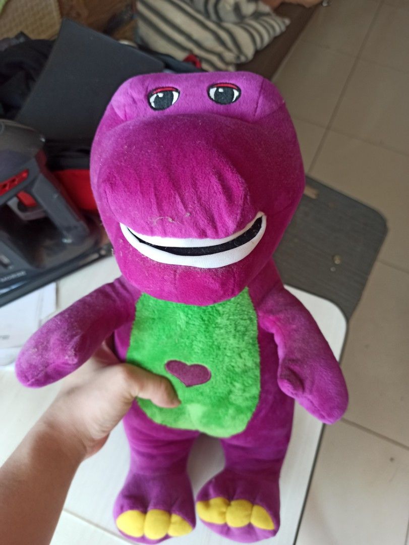 Barney Soft Toy, Hobbies & Toys, Toys & Games on Carousell