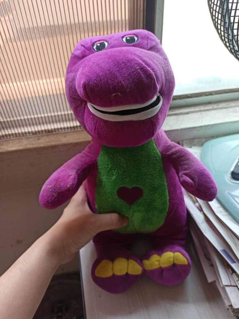 Barney Soft Toy, Hobbies & Toys, Toys & Games on Carousell