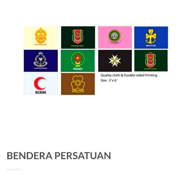 Bendera PERSATUAN Flag, Hobbies & Toys, Stationery & Craft, Other ...
