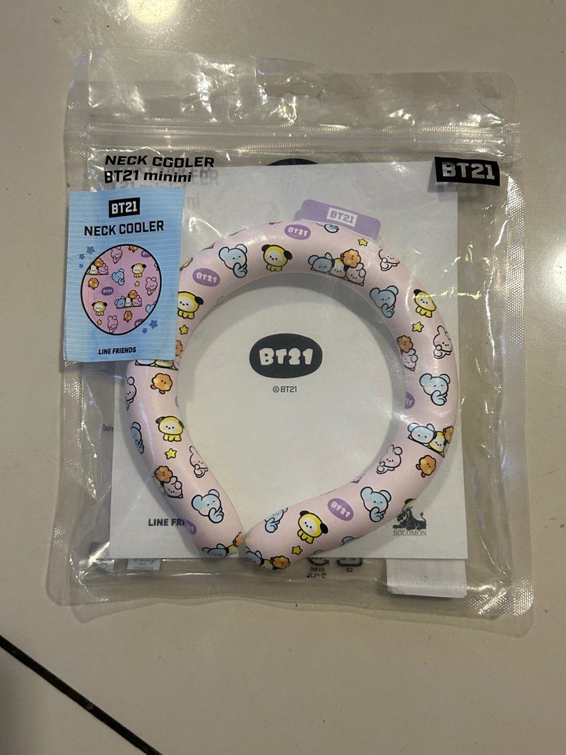 BT21 minini Neck Cooler Line Friends BTS, Hobbies & Toys, Collectibles ...