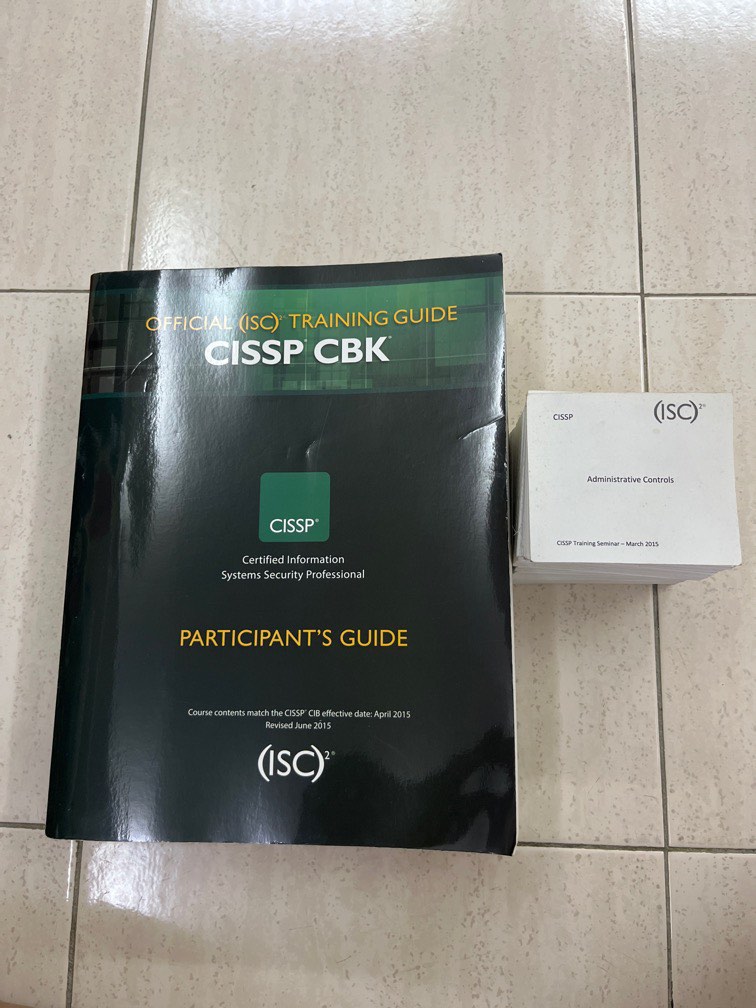 CISSP - ISC2 Official Training Guide and Flashcards, Hobbies & Toys ...