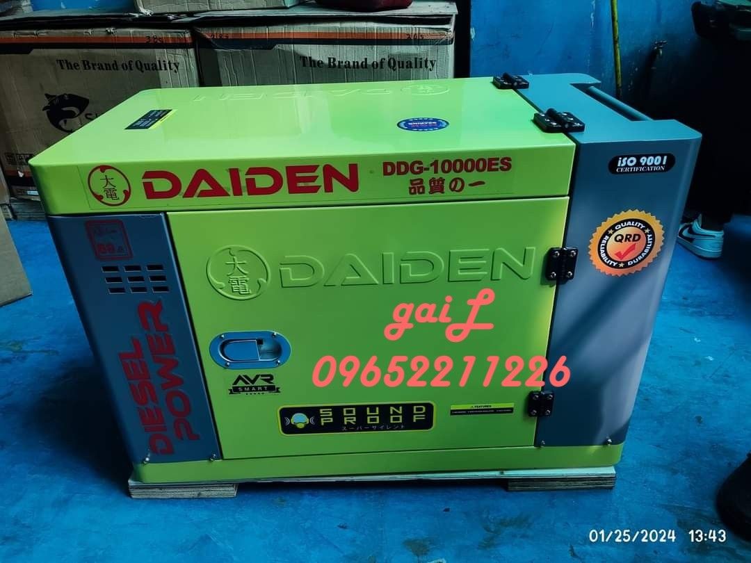 DAIDEN 10kva Single Phase, Silent-Type, Air-cooled Diesel Generator ...