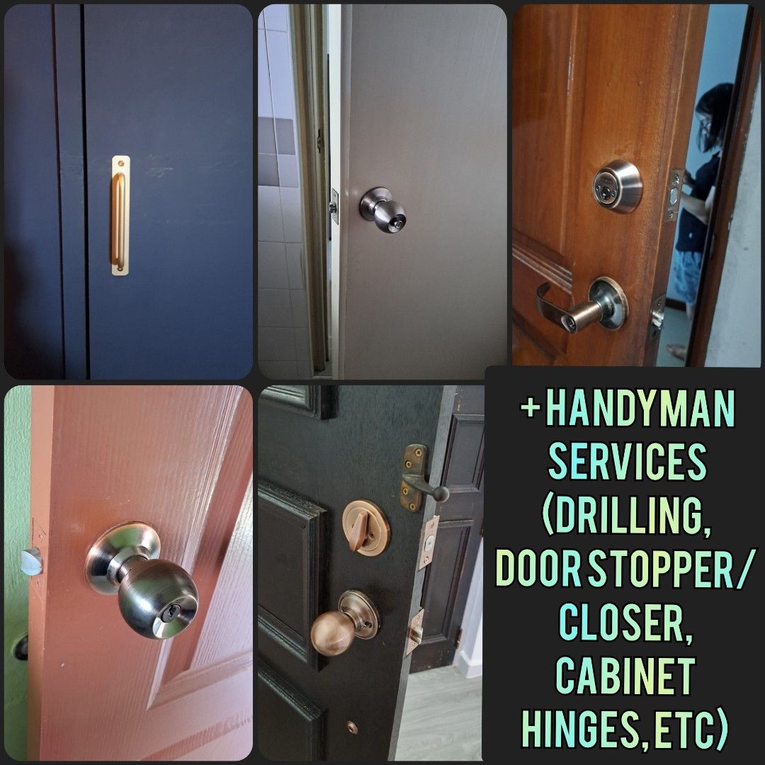 (Same/Next Day) Digital Lock + Normal Lock Installation Service ...