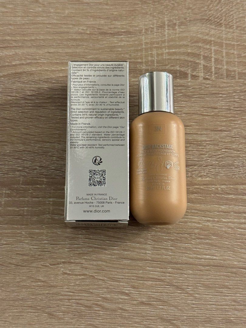 DIOR Backstage Foundation 3N, Beauty & Personal Care, Face, Makeup on ...