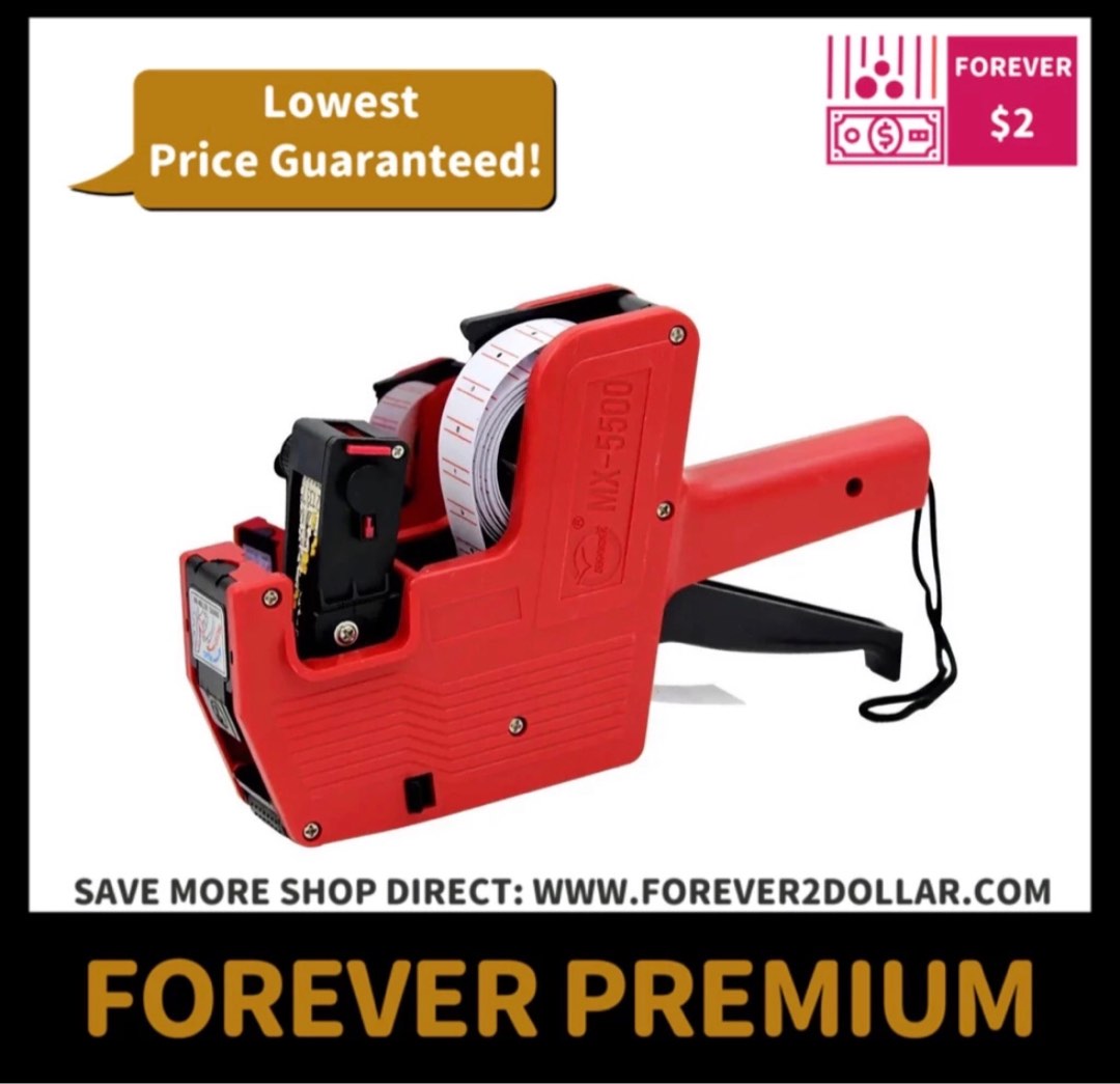 (FOREVER PREMIUM) Price Tag Label Machine MX-5500 for Retailer Seller ...