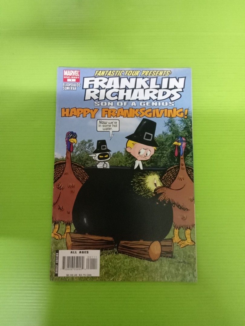 Franklin Richards: Happy Franksgiving ! #1 ( Chris Eliopoulos- Cover ...