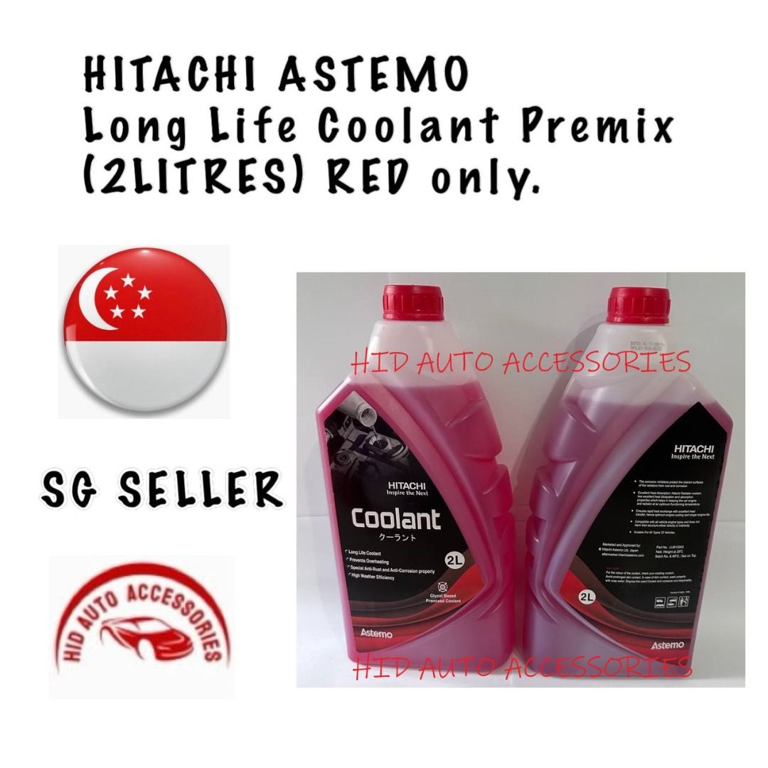 (Ready Stock) Hitachi Astemo Long Life Coolant Premix (2L), Car ...