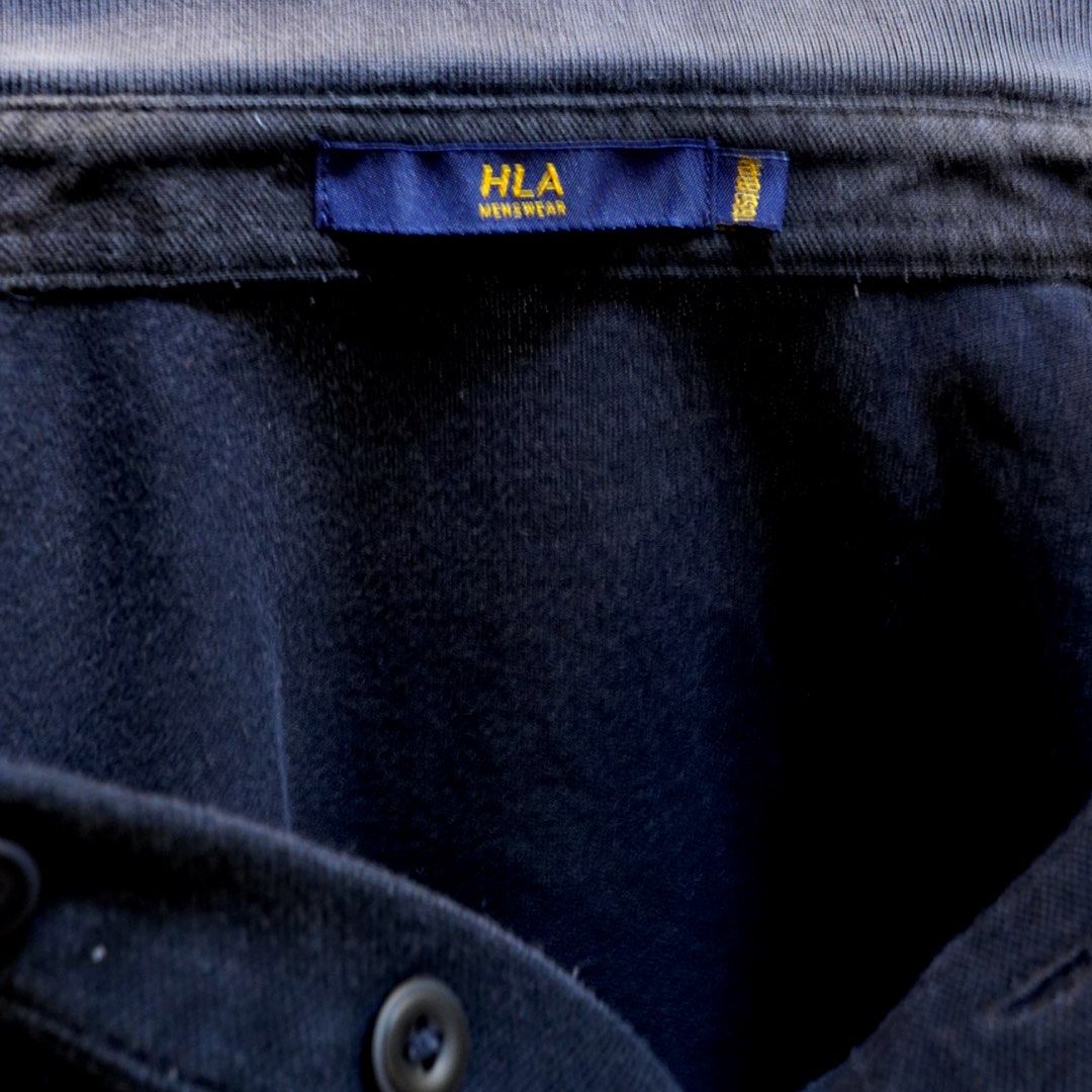 HLA Men Polo Shirt, Men's Fashion, Tops & Sets, Tshirts & Polo Shirts ...