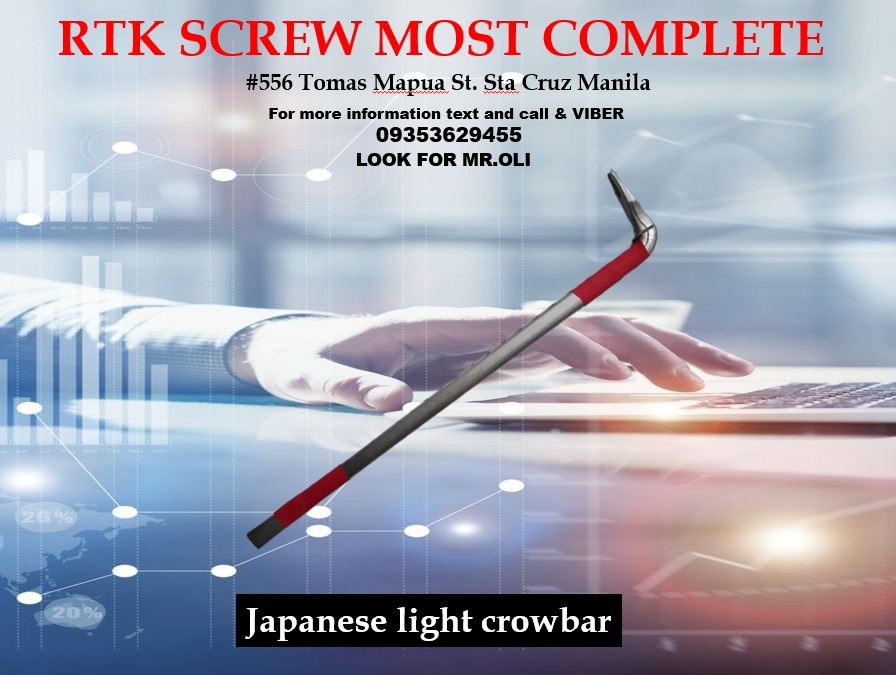 Japanese light crowbar, Commercial & Industrial, Construction Tools ...