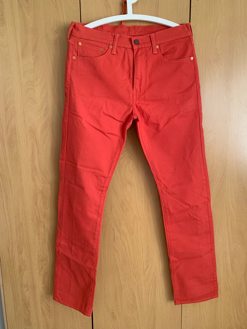 Jeans- blood orange / rust color- Men, Men's Fashion, Bottoms, Jeans on ...