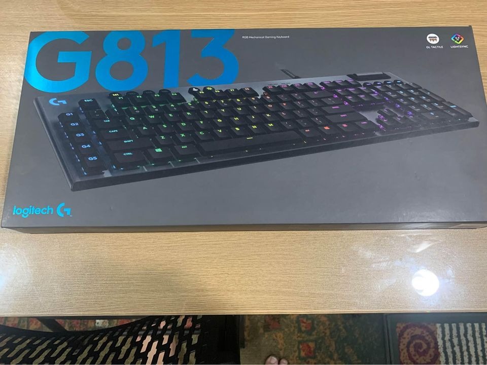 Logitech G813 Gaming Keyboard Tactile, Computers & Tech, Parts ...