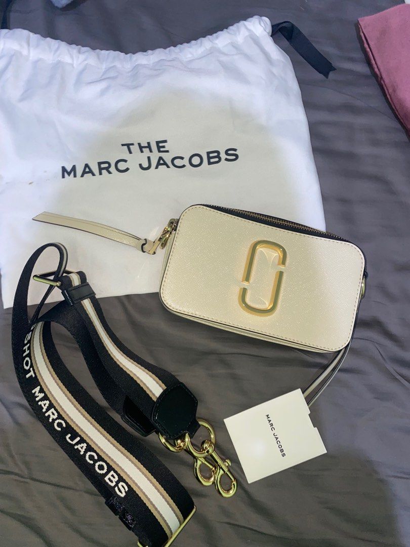 Marc Jacobs The snapshot new cloud white multi, Fesyen Wanita, Tas ...
