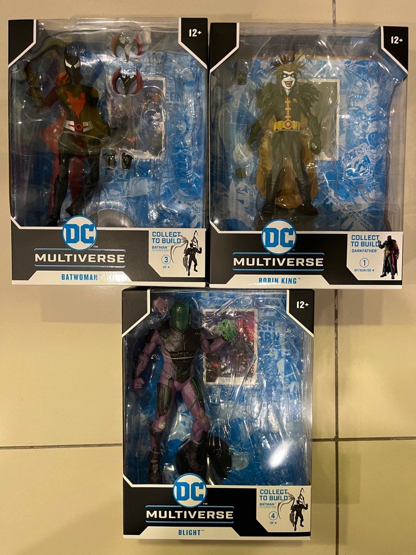 McFarlane Batman Batwoman Robin King and Blight, Hobbies & Toys, Toys ...
