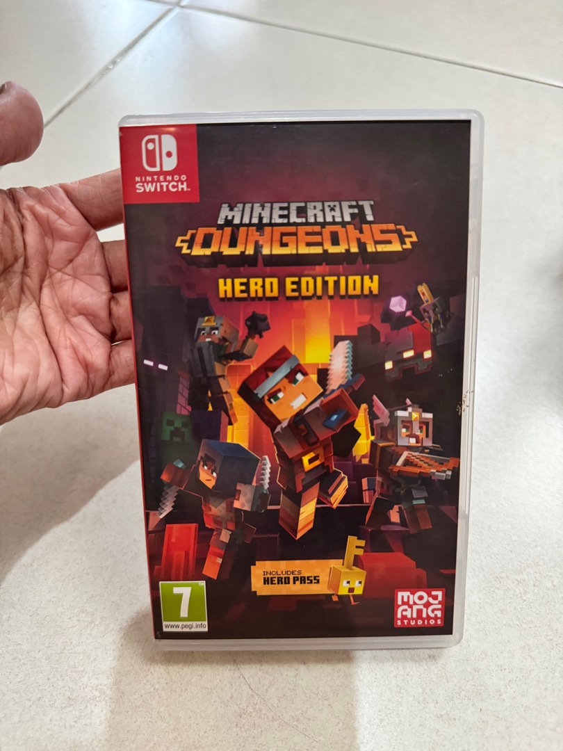 Minecraft Hero edition switch, Video Game, Game di Carousell