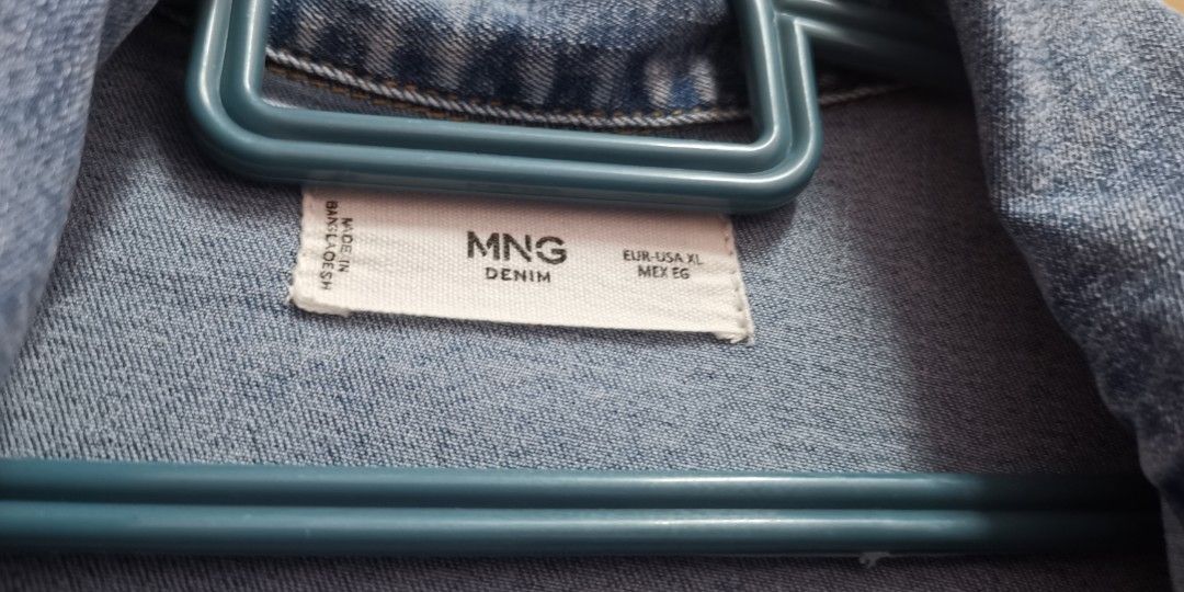 MNG Denim Jacket Jeans, Women's Fashion, Coats, Jackets and Outerwear ...