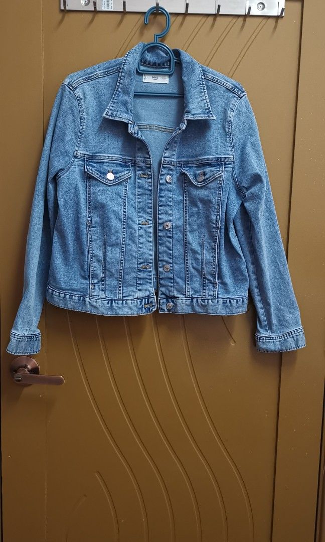 MNG Denim Jacket Jeans, Women's Fashion, Coats, Jackets and Outerwear ...
