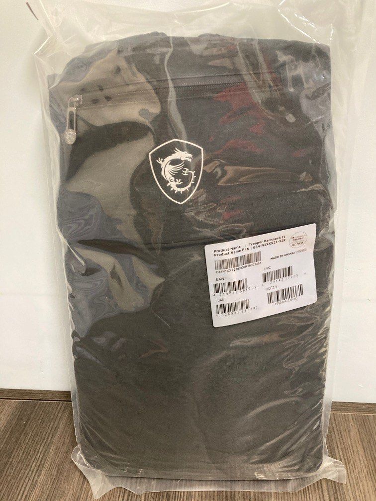 MSI Stealth Trooper Backpack II, 男裝, 袋, 背包 - Carousell