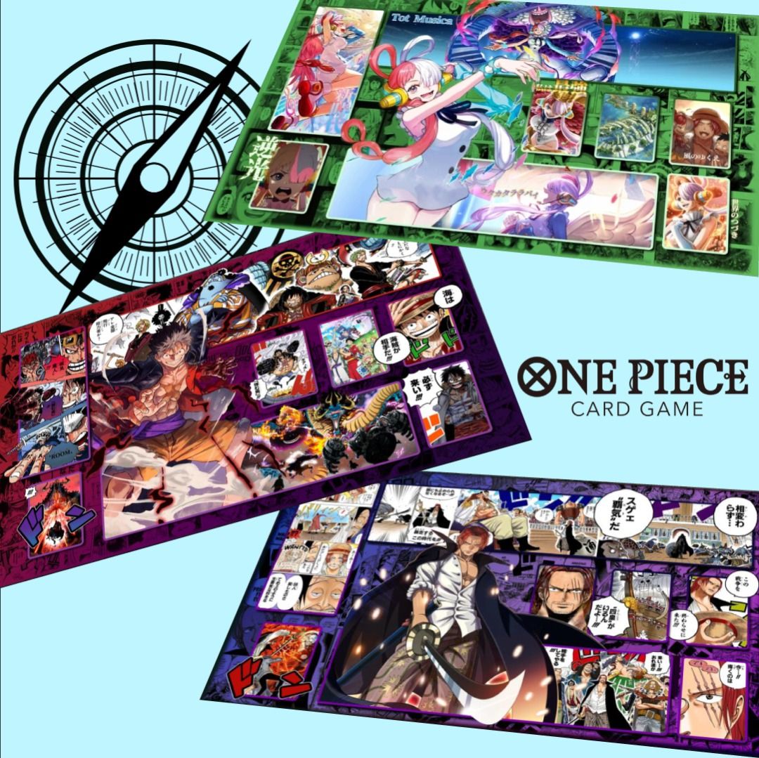 One Piece Card Game Playmat / keyboard mat [ luffy nami nico robin ...