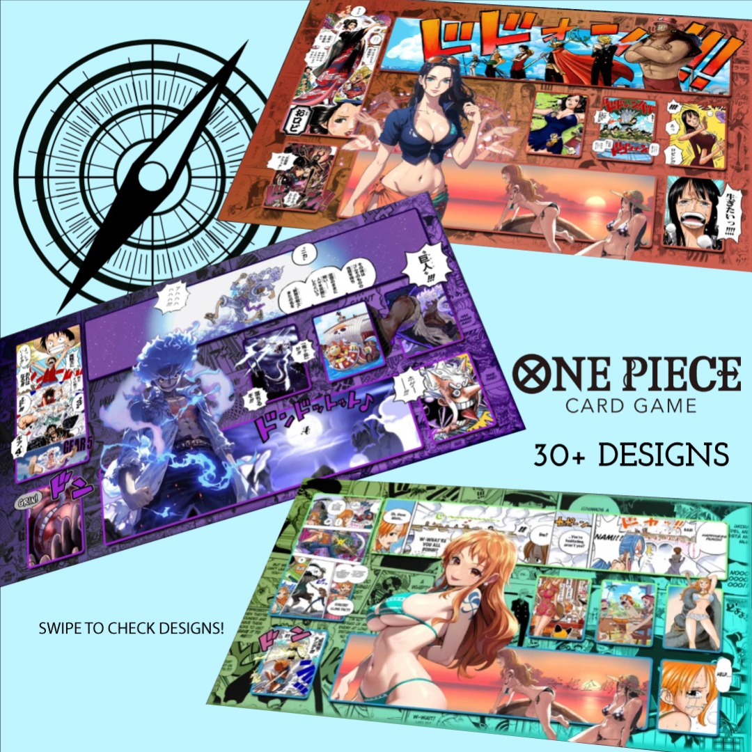 One Piece Card Game Playmat / keyboard mat [ luffy nami nico robin ...