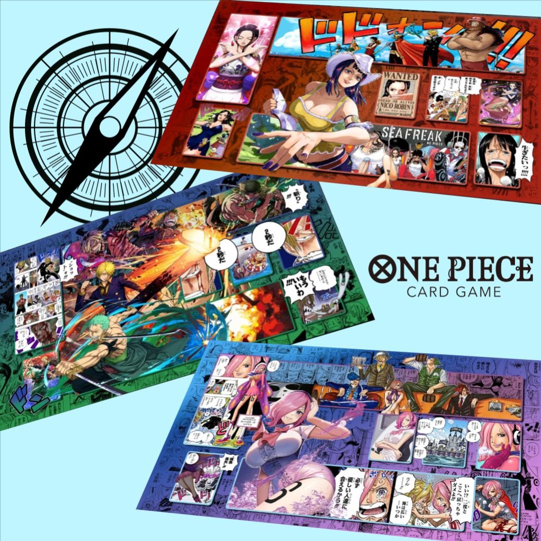 One Piece Card Game Playmat / keyboard mat [ luffy nami nico robin ...