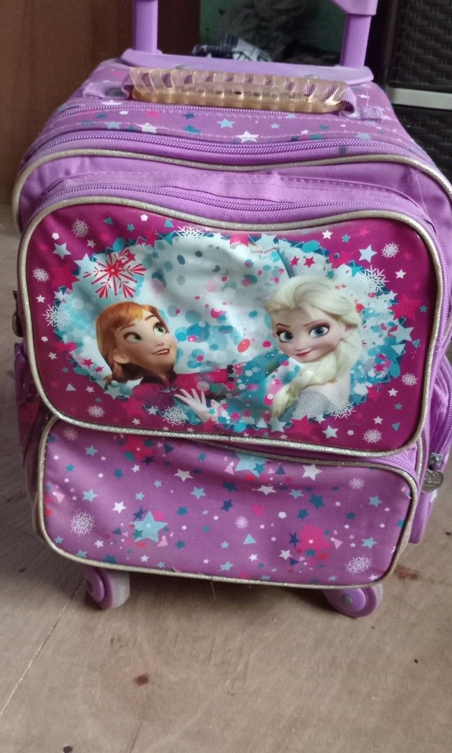 Original Disney Frozen trolley bag, Hobbies & Toys, Stationary & Craft ...