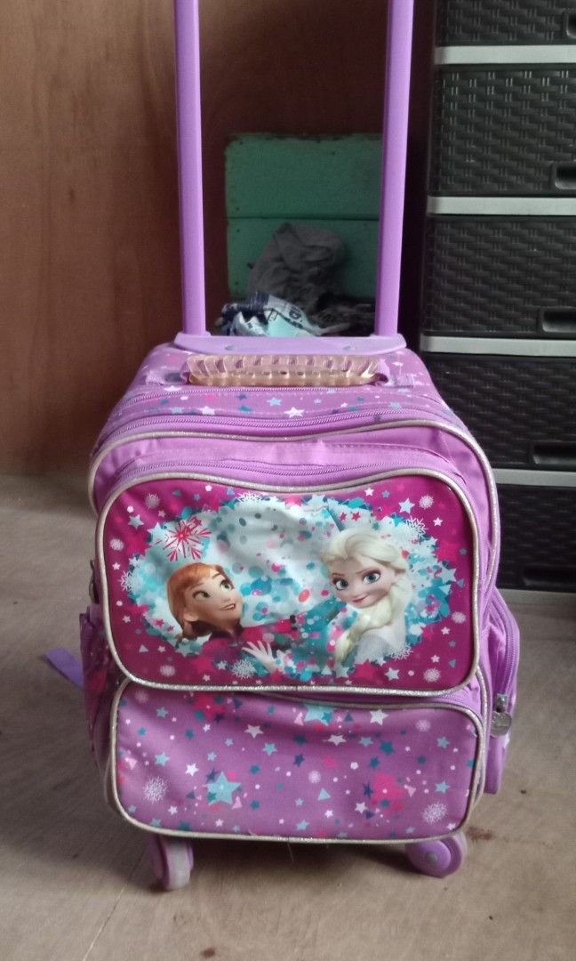 Original Disney Frozen trolley bag, Hobbies & Toys, Stationary & Craft ...