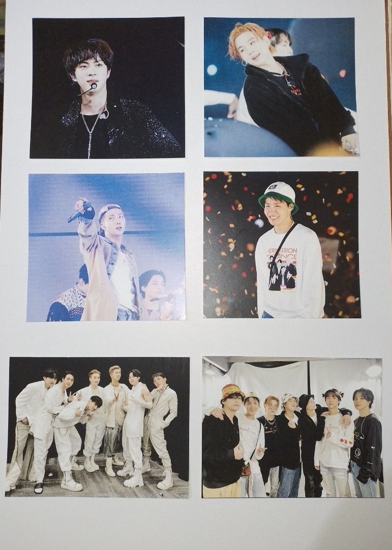 PC PHOTOCARD FANKIT FANMADE K-POP BTS RM JIN SUGA J-HOPE JIMIN V ...