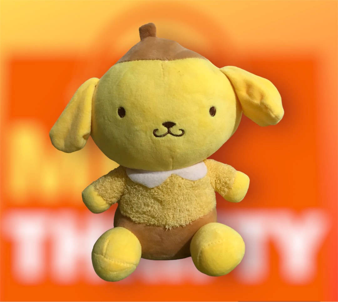 POMPOMPURIN 11 INCH PLUSH TOY, Hobbies & Toys, Toys & Games on Carousell
