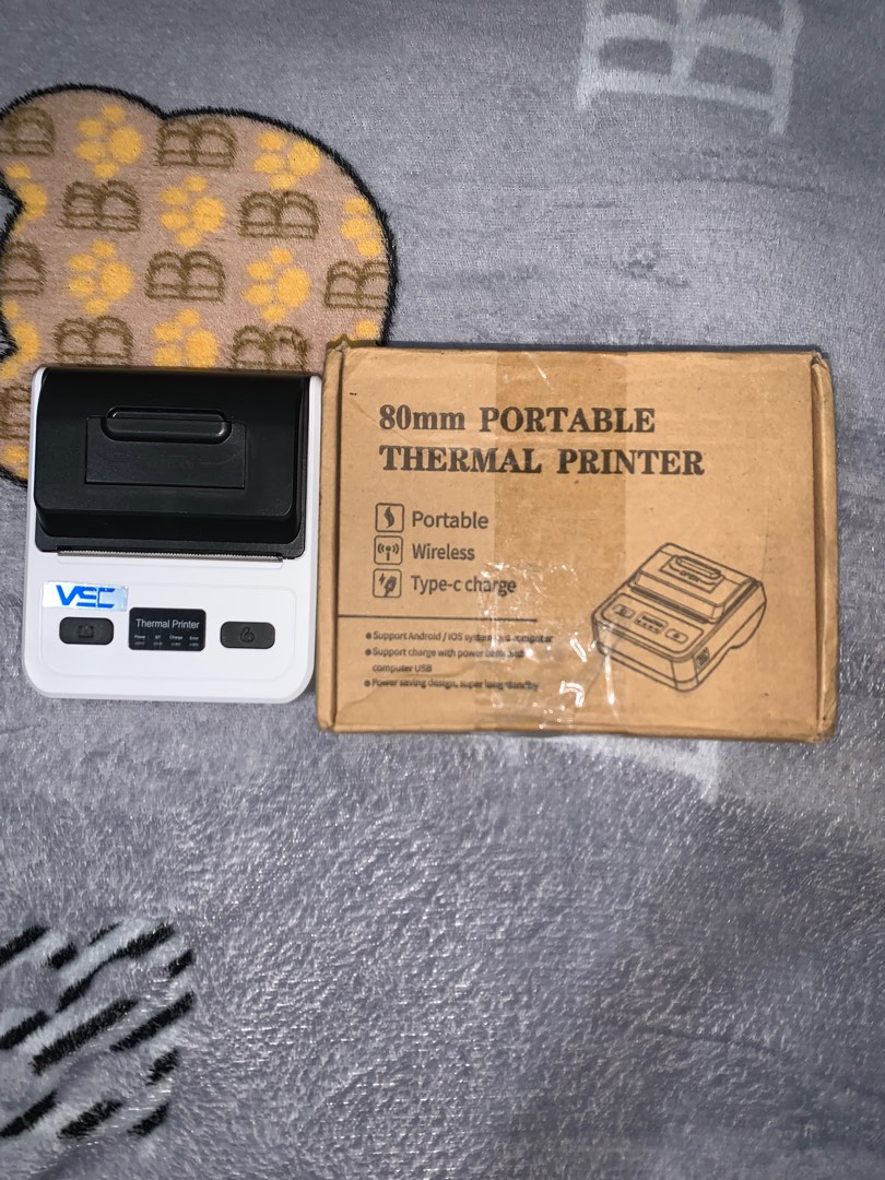 PRINTER THERMAL BLUETOOTH 80MM VSC MP 80M BATERAI RJ11 BLUETOOTH USB ...