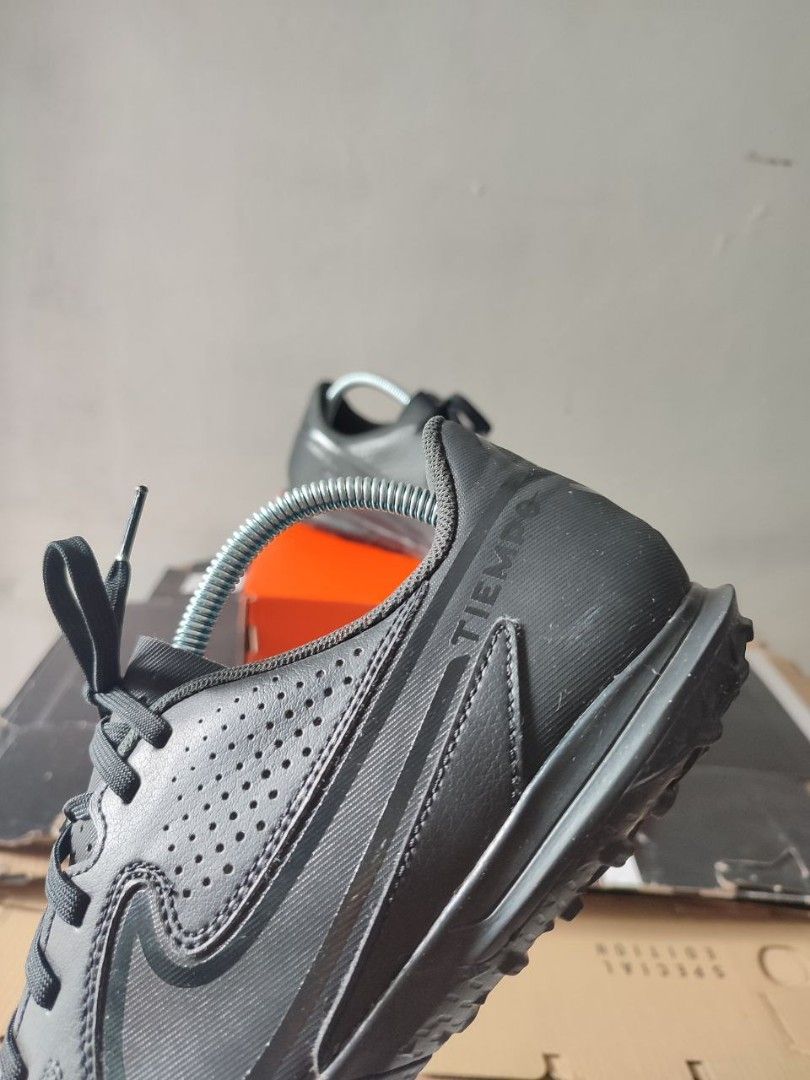 Sepatu Mini Soccer/ Futsal NIKE TIEMPO LEGEND 9 CLUB TURF BLACK DA1193 ...