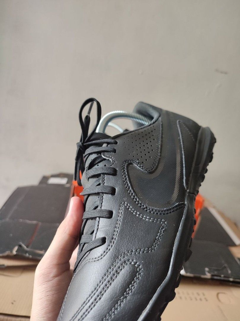 Sepatu Mini Soccer/ Futsal NIKE TIEMPO LEGEND 9 CLUB TURF BLACK DA1193 ...