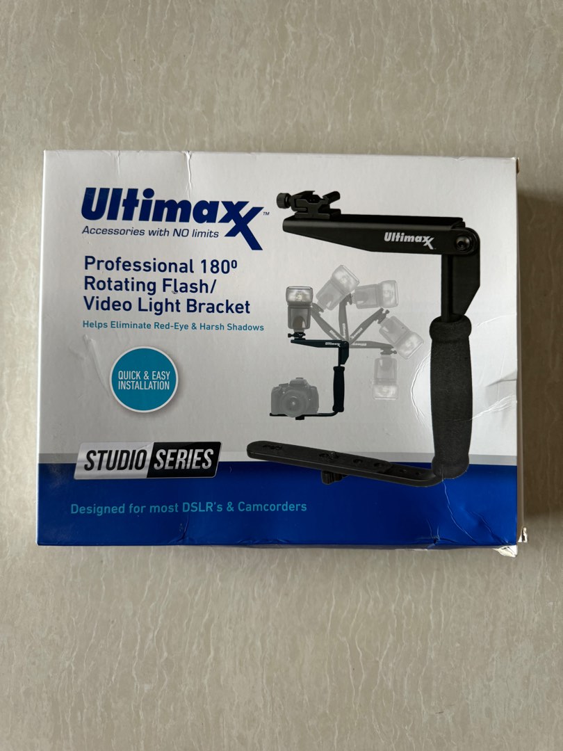 (Brand new) Ultimaxx Professional 180 Rotating Flash/Video Light ...