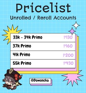 Unrolled / Reroll Honkai Starrail Pull Account ( Hsr ), Video Gaming ...