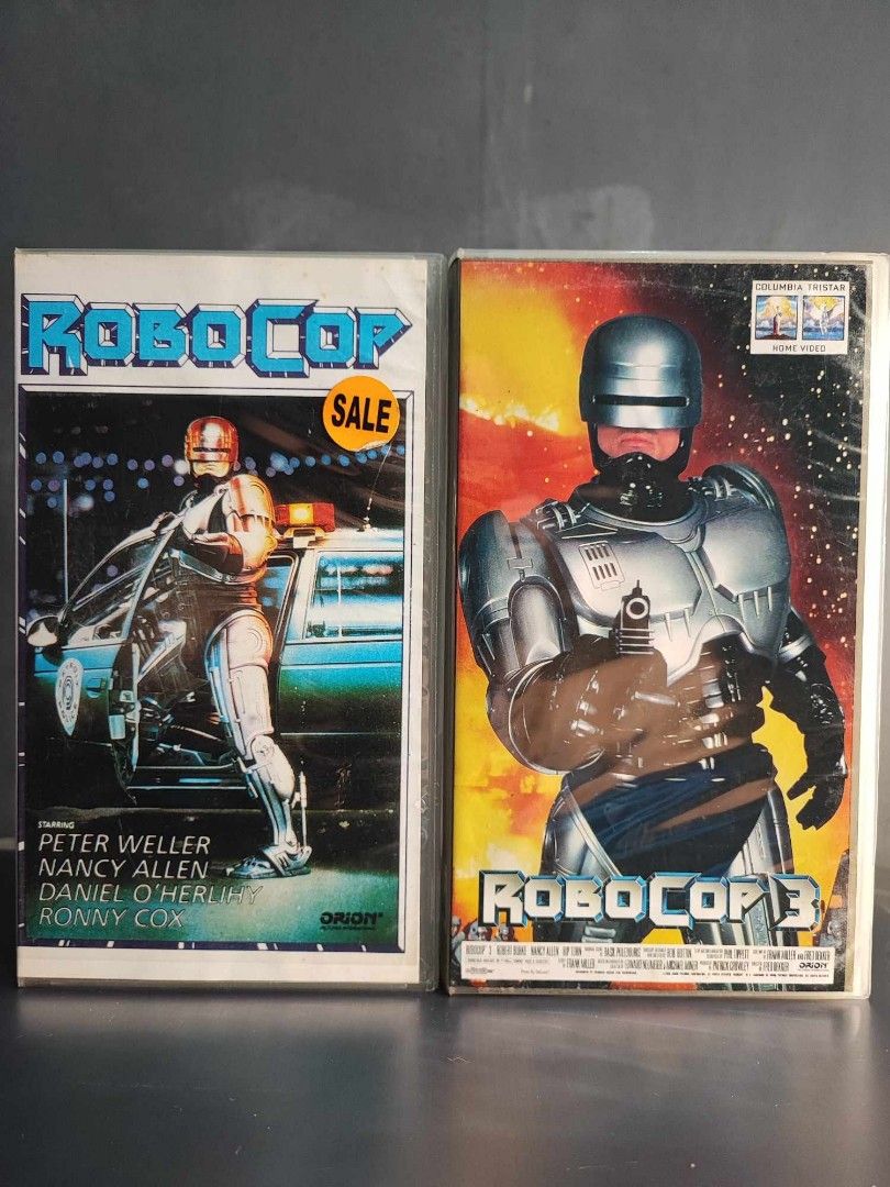 VHS Tapes RoboCop 1 , 3 ( Collection), Hobbies & Toys, Memorabilia ...
