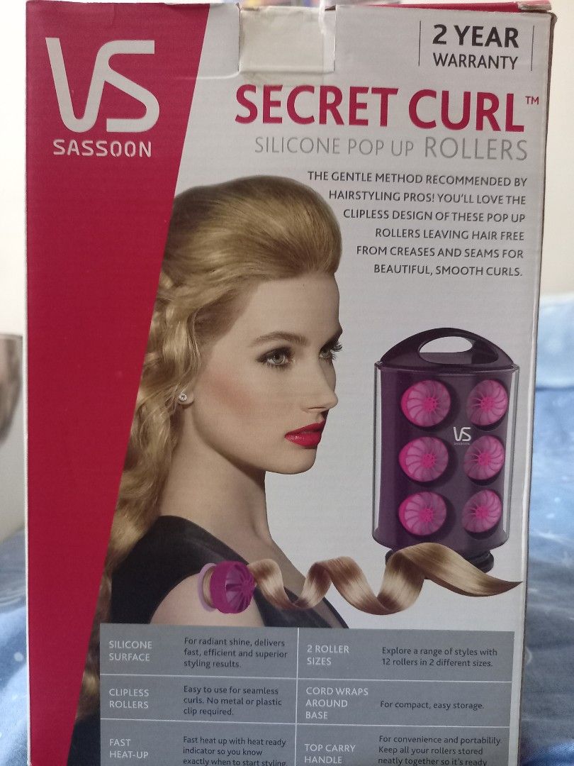 VS Sassoon Secret Curl (Hair Styler), Beauty & Personal Care, Hair on Carousell