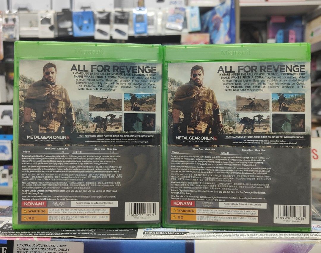 Xbox One Metal Gear Solid V The phantom Pain, Video Gaming, Video Games ...