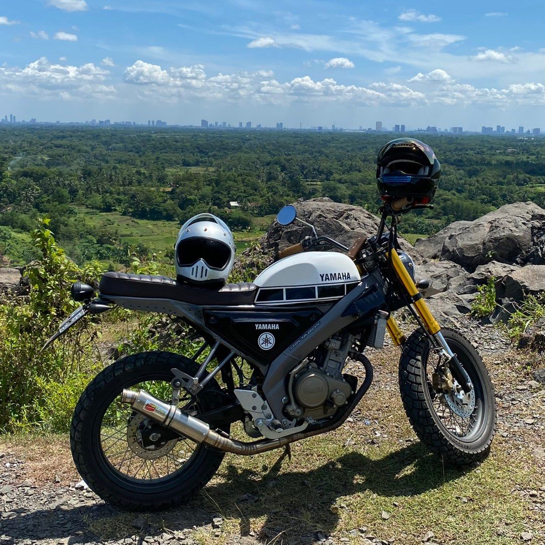 Yamaha Vixion 150cc modif scrambler, Motor di Carousell