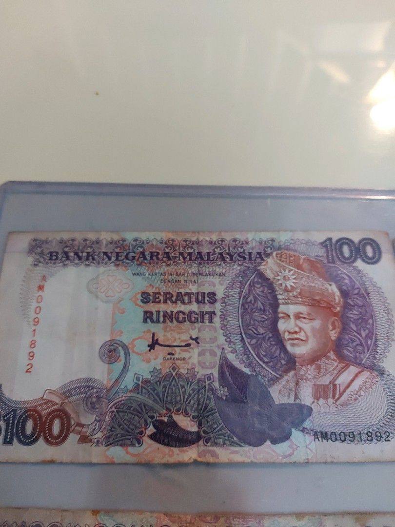 4 old notes MYR currency, Hobbies & Toys, Collectibles & Memorabilia ...