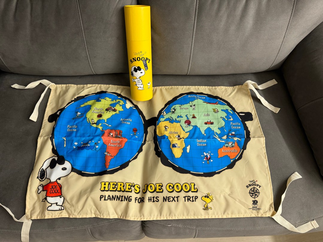 史努比地圖 snoopy map, 興趣及遊戲, 旅行, 旅遊 - 旅行必需品及用品 - Carousell