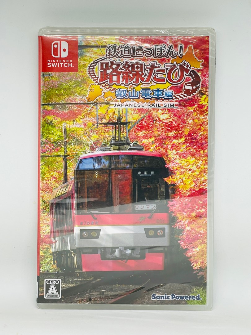 全新 Switch 叡山電車編 電車go 鐵道日本 Japanese rail sim Nintendo 任天堂, 電子遊戲, 電子遊戲 ...